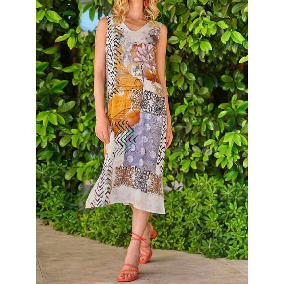 Dolcezza | Dresses | New Dolcezza Good Enough Midi Dress In Multi ...